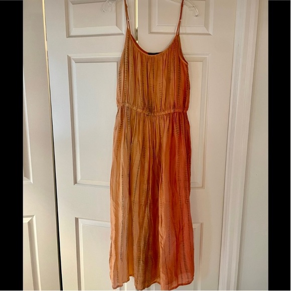 Frye | Dresses | Frye Shibori Silk Maxi Dress | Poshmark